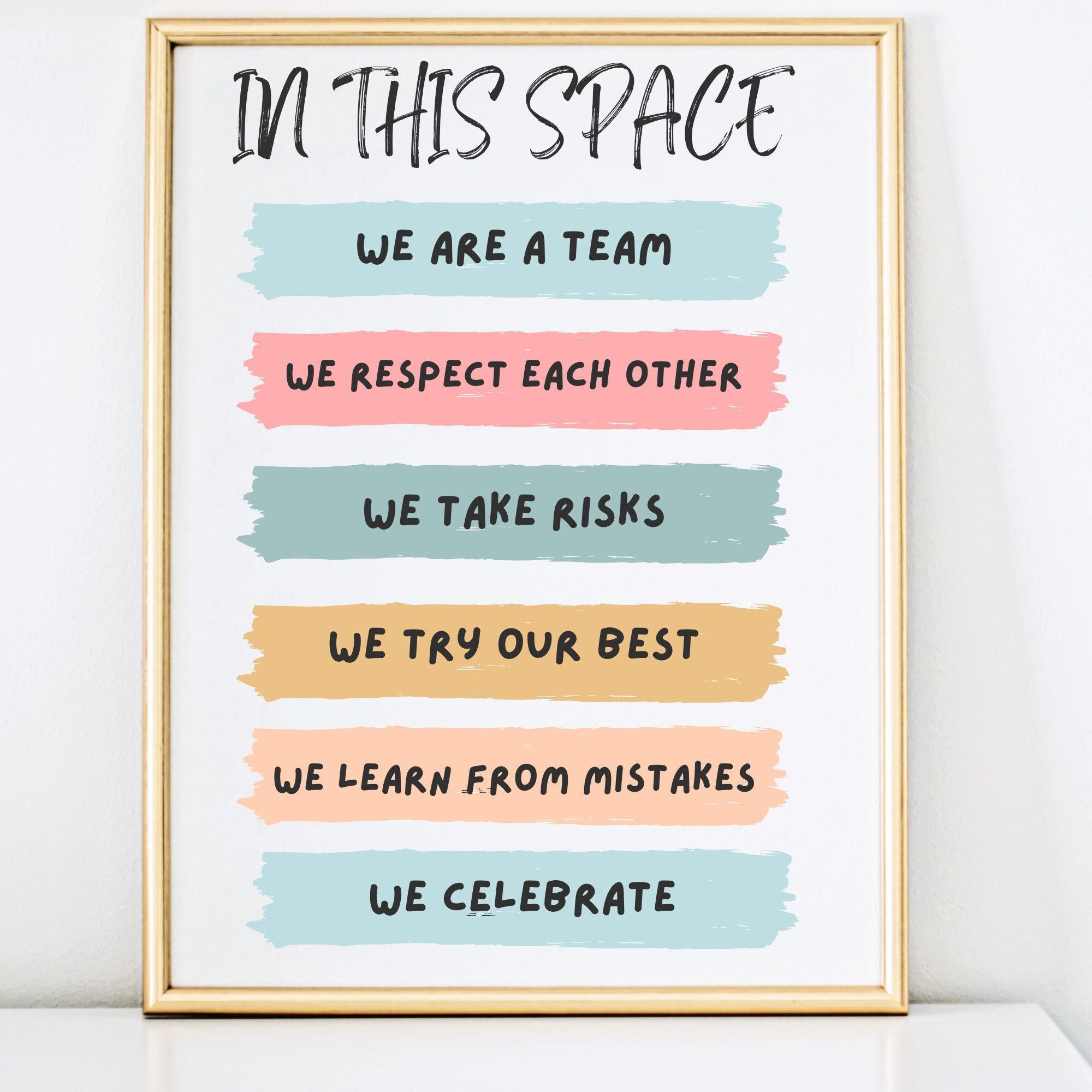 Safe Space Therapy Office Poster, Counseling Office Decor, School ...
