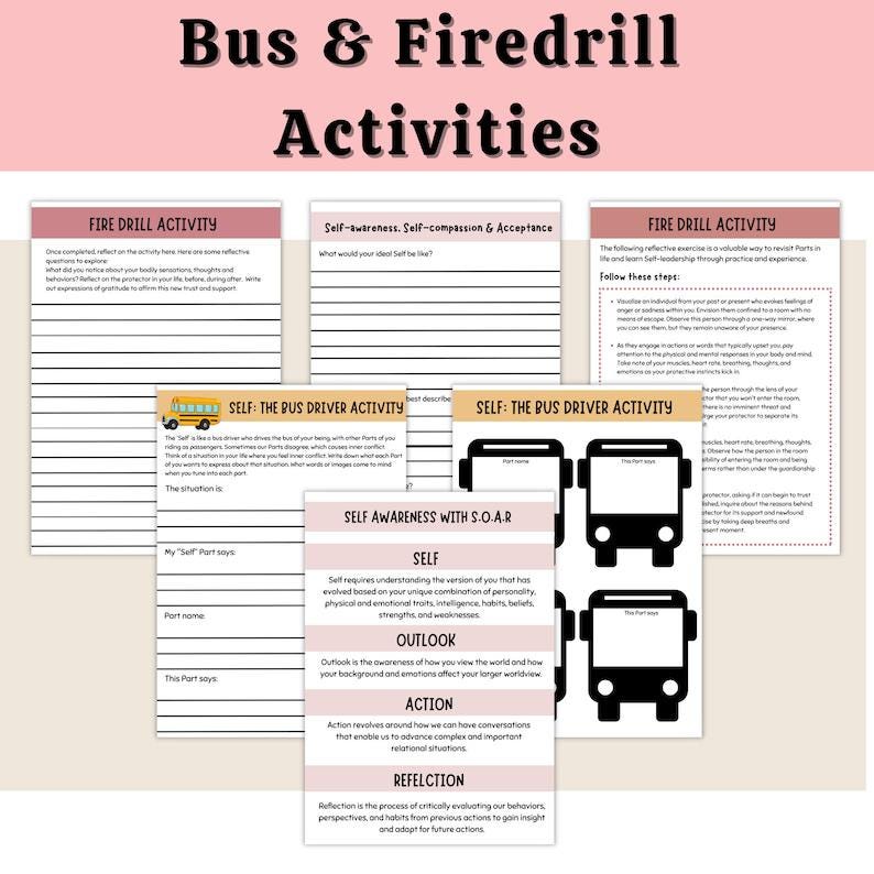 IFS Worksheets Internal Family Systems, IFS Workbook, Parts Mapping ...