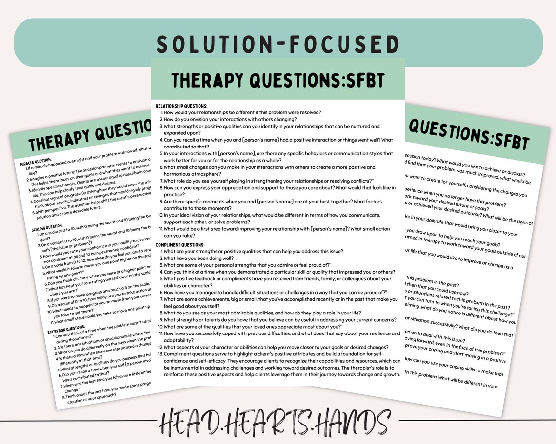 Therapy Questionnaire and Intervention Guide, Motivational Interviewing ...