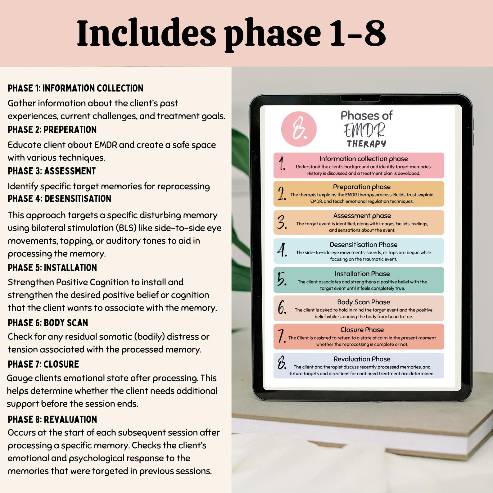 EMDR Scripts Phase 1-8, EMDR Therapy, Eye Movement Desensitization and ...