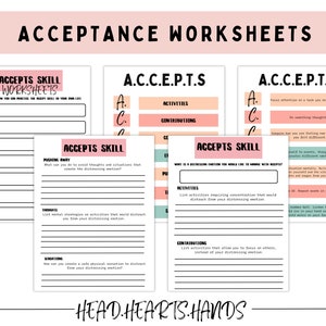Acceptance and Commitment Therapy Worksheets, ACT Workbook, ACT Therapy ...