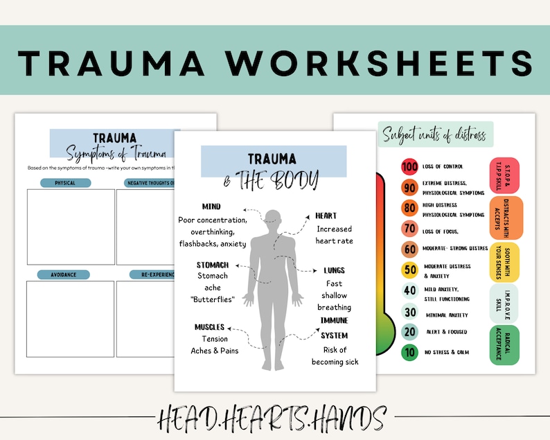 Trauma Worksheets, Trauma Response, Trauma Therapy, Narrative Therapy ...