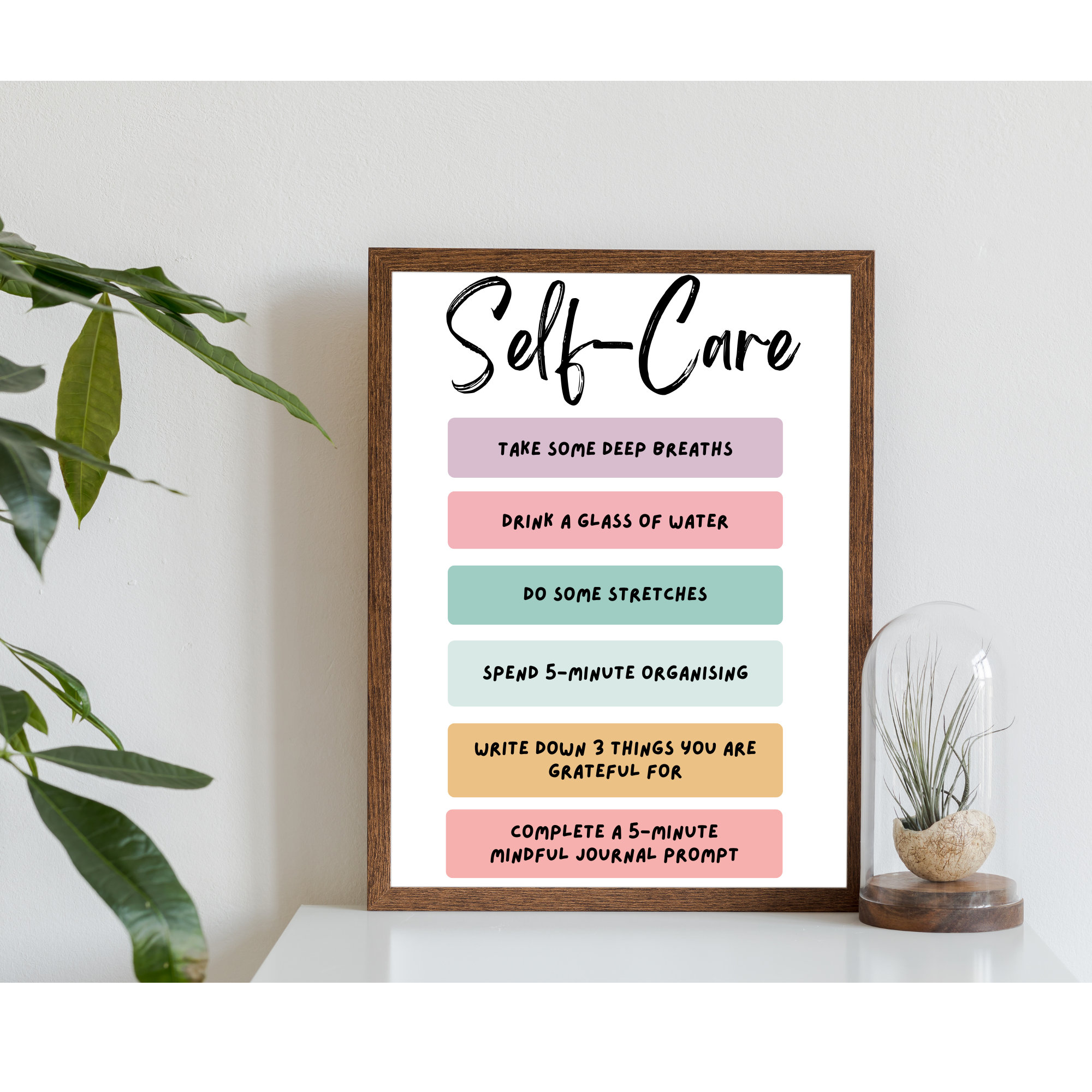 Self Care Poster, Therapy Office Decor, Therapy Wall Art, Therapist ...