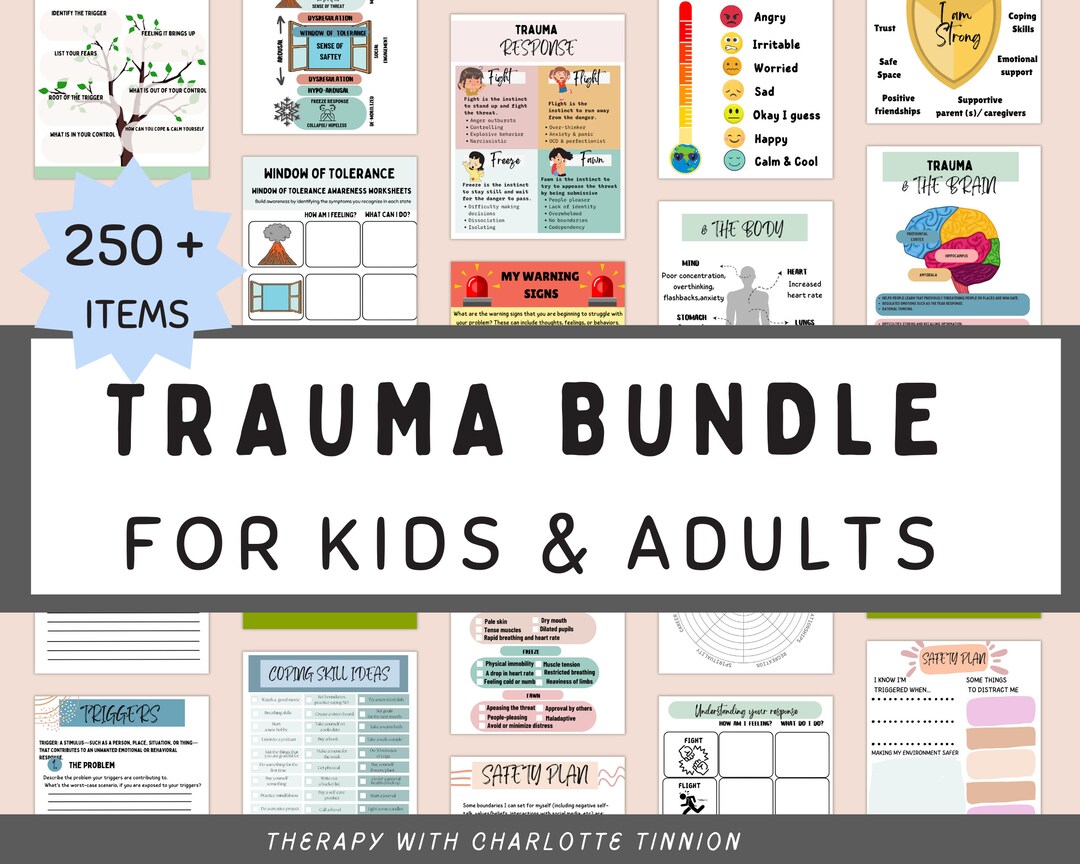 Trauma Bundle Trauma Workbook Adult Trauma Workbook for - Etsy UK