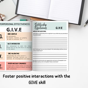 DBT Interpersonal Effectiveness Worksheets,dbt Bundle, DBT Worksheets ...