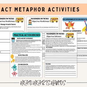 ACT Bundle, Acceptance Therapy, Acceptance and Commitment Therapy, Act ...