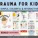 Trauma Bundle, Trauma Workbook Adult, Trauma Workbook for Kids, Trauma ...