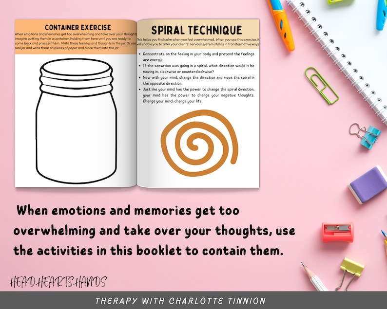 EMDR Workbook for Kids, EMDR Therapy, EMDR Cognitions, Trauma Therapy ...