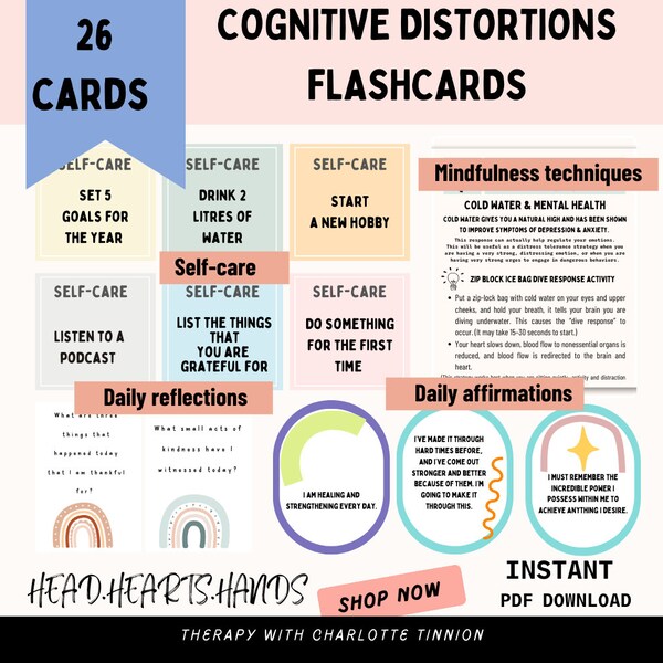 Dbt Cbt Flash Cards - Etsy
