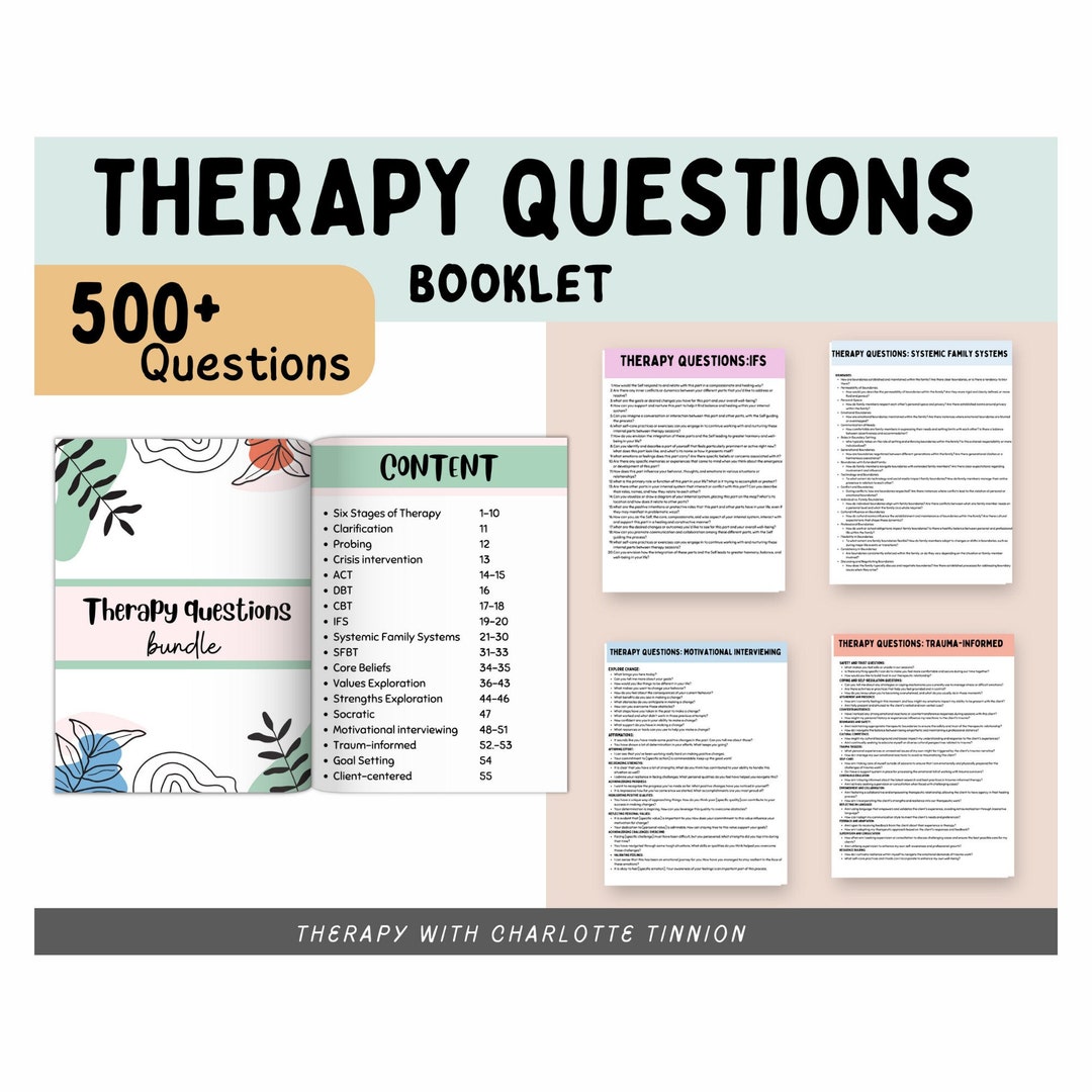 Therapy Questionnaire and Intervention Guide, Motivational Interviewing ...