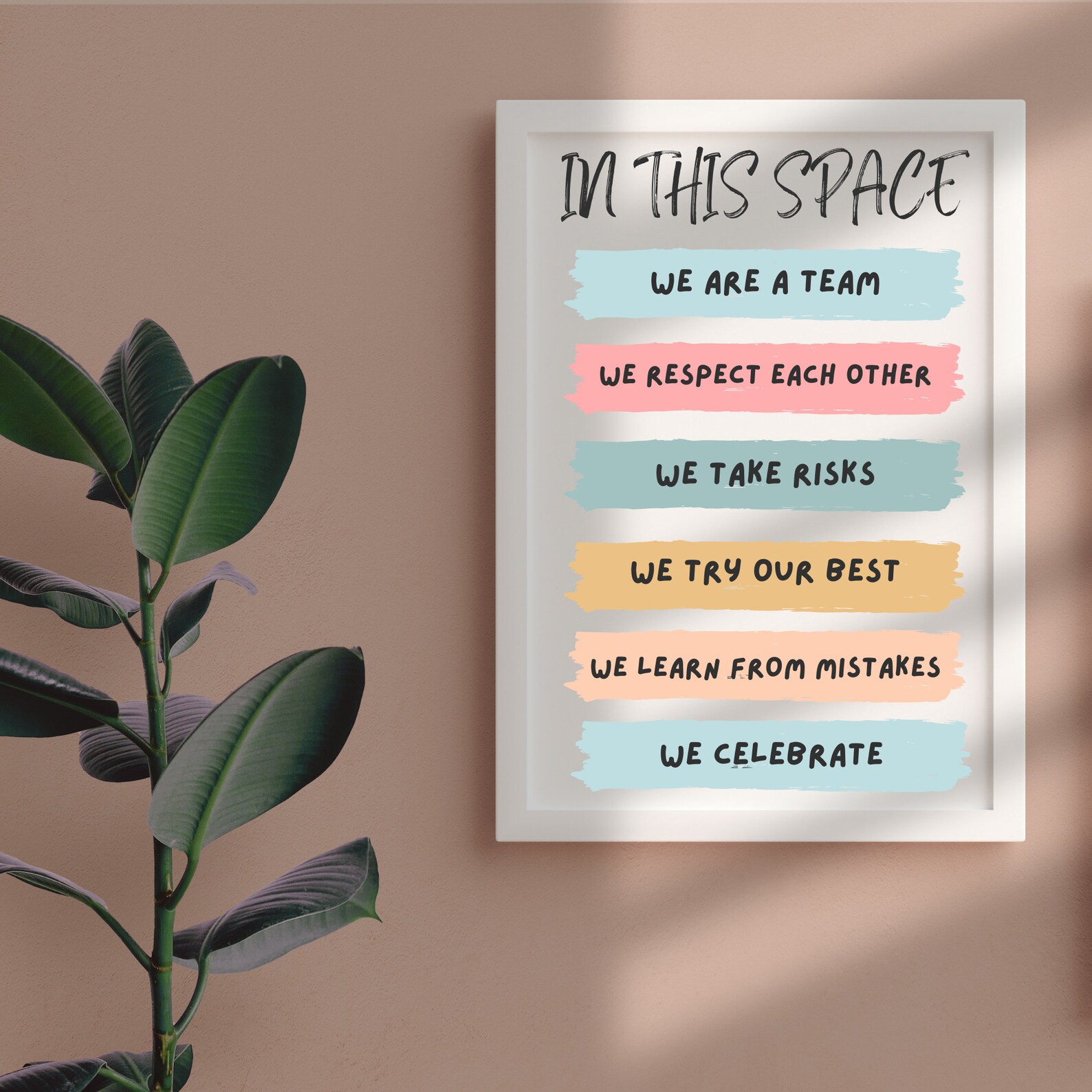 Safe Space Therapy Office Poster, Counseling Office Decor, School ...