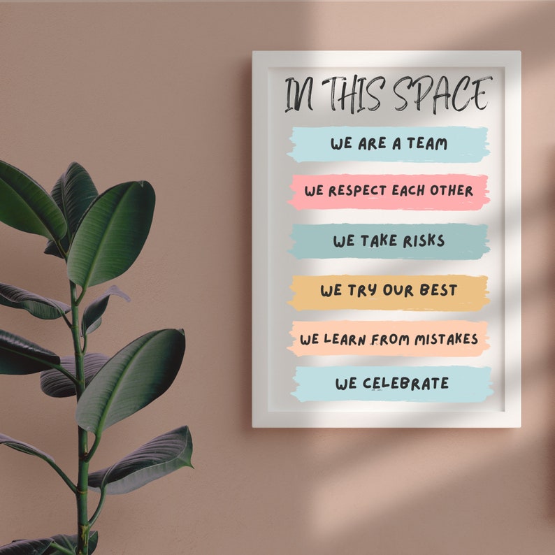 Safe Space Therapy Office Poster, Counseling Office Decor, School ...