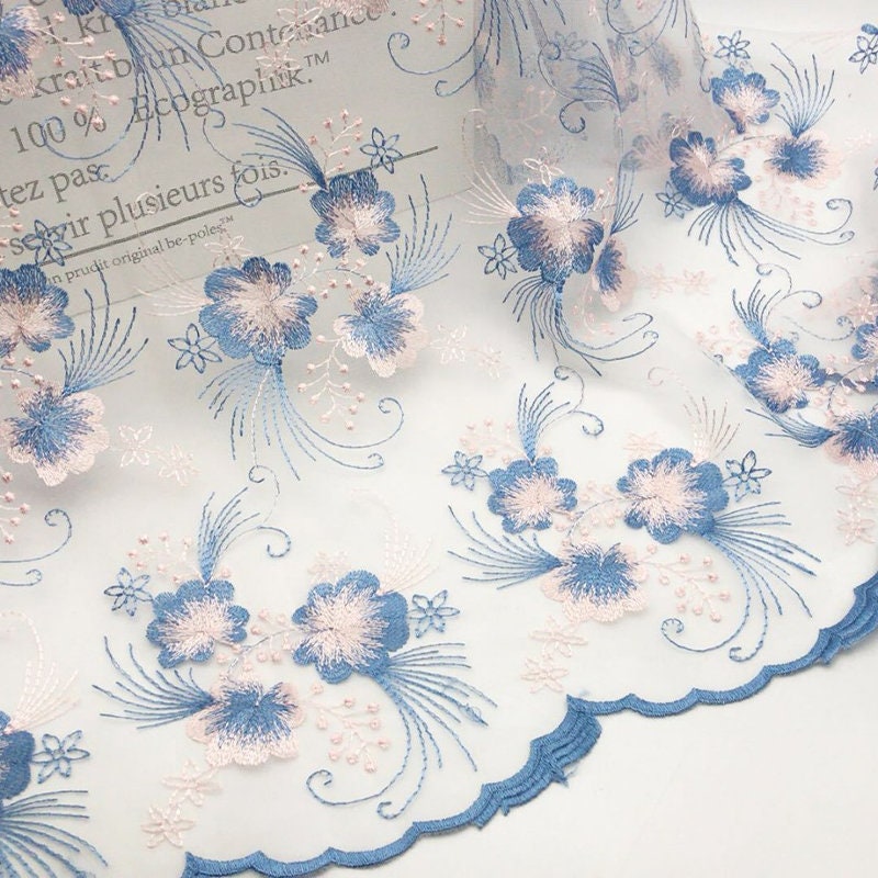Flower Lace Fabric,wedding Tulle Mesh Fabric,embroidered Fabric,wedding ...