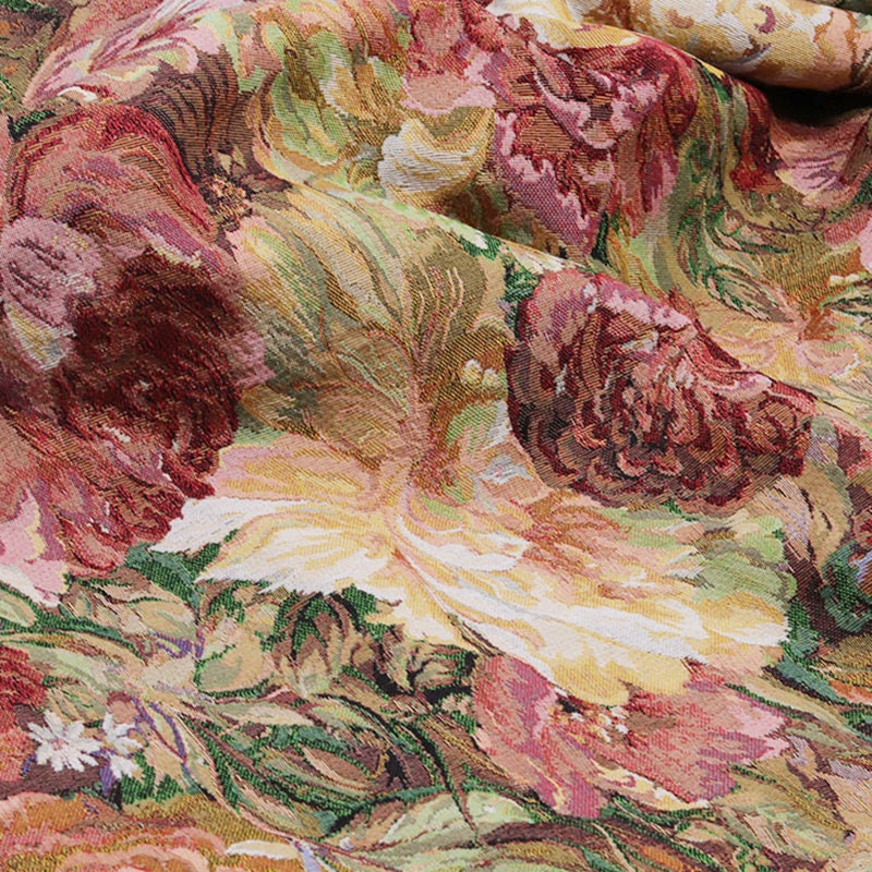 Flower Upholstery Fabric,tablecloth Fabric,floral Fabric,sofa Fabric ...
