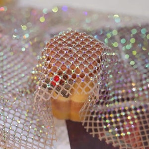 Rhinestone Mesh Fabric,wedding Tulle Mesh Fabric,wedding Mesh Fabric ...