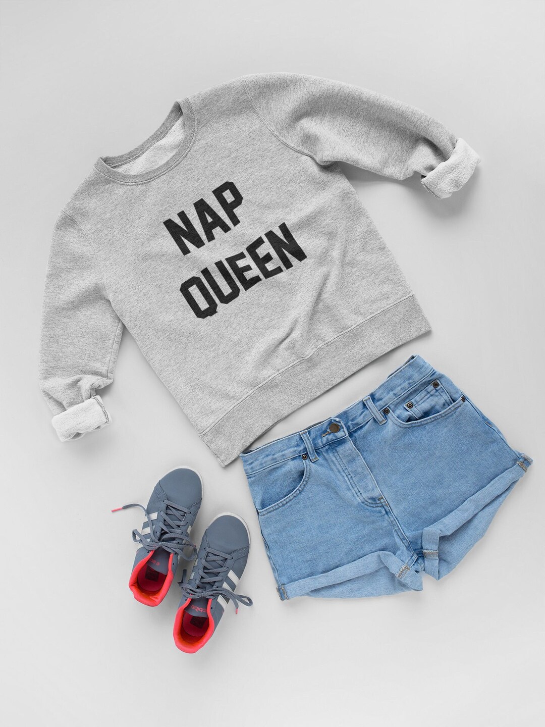 Nap Queen Sweatshirt: Funny Sleep Shirt, Birthday Gift - Etsy