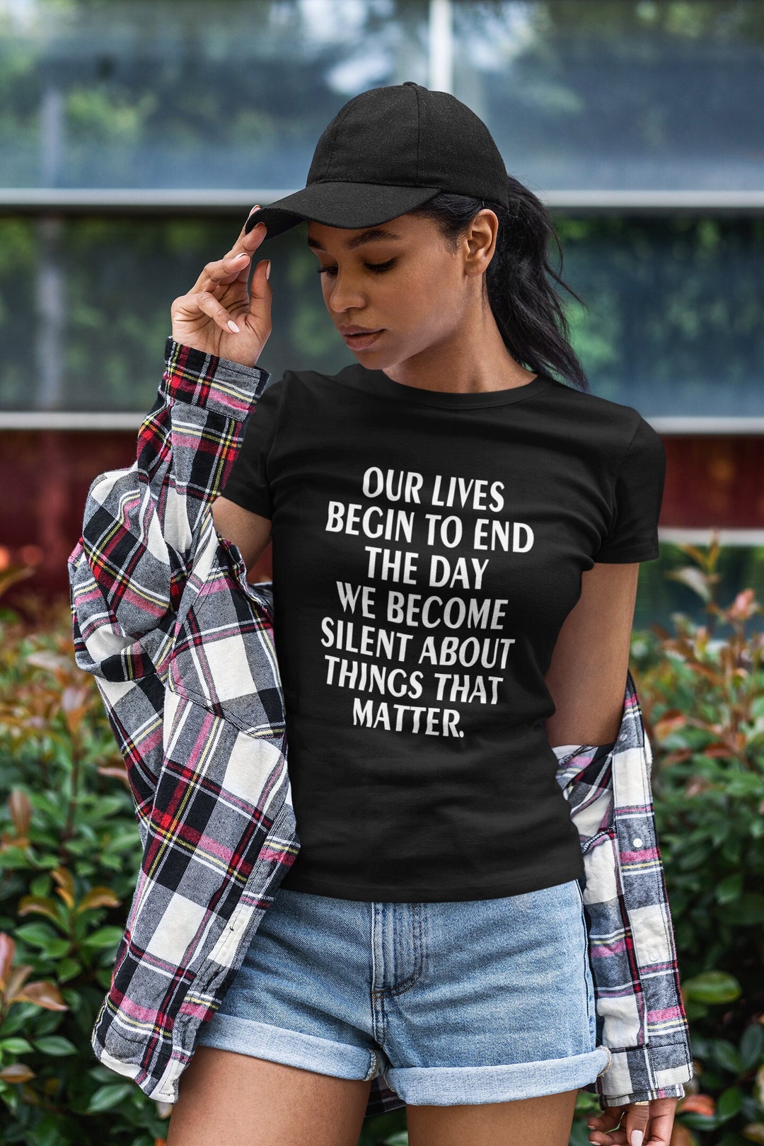 Black Lives Matter Shirt Our Lives Begin to End the Day We Become ...