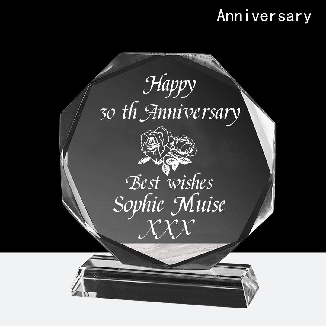 Custom Crystal Employee Awardretirement Recognitionfor - Etsy