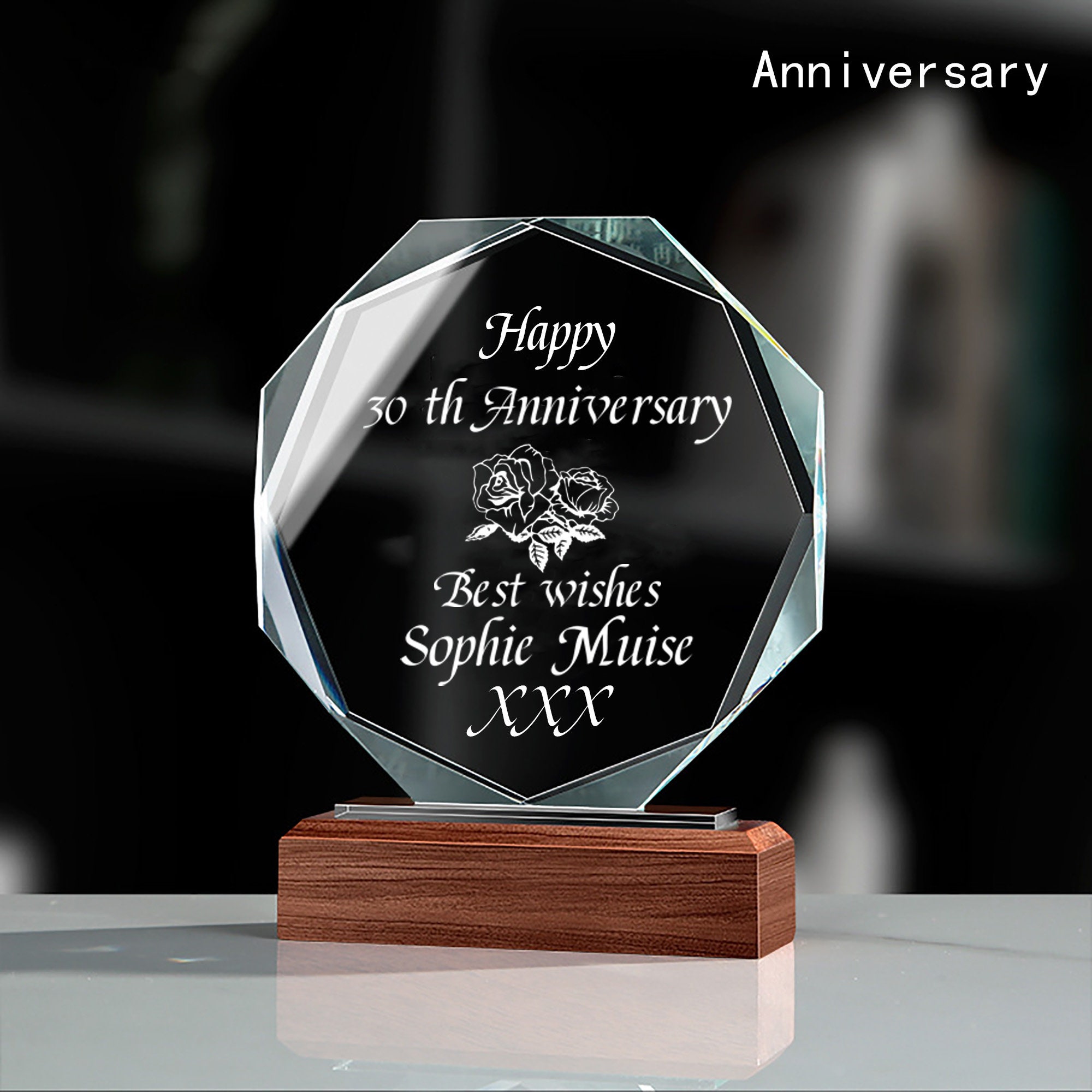 Customized Crystal Employee Awardretirement Recognitionfor - Etsy