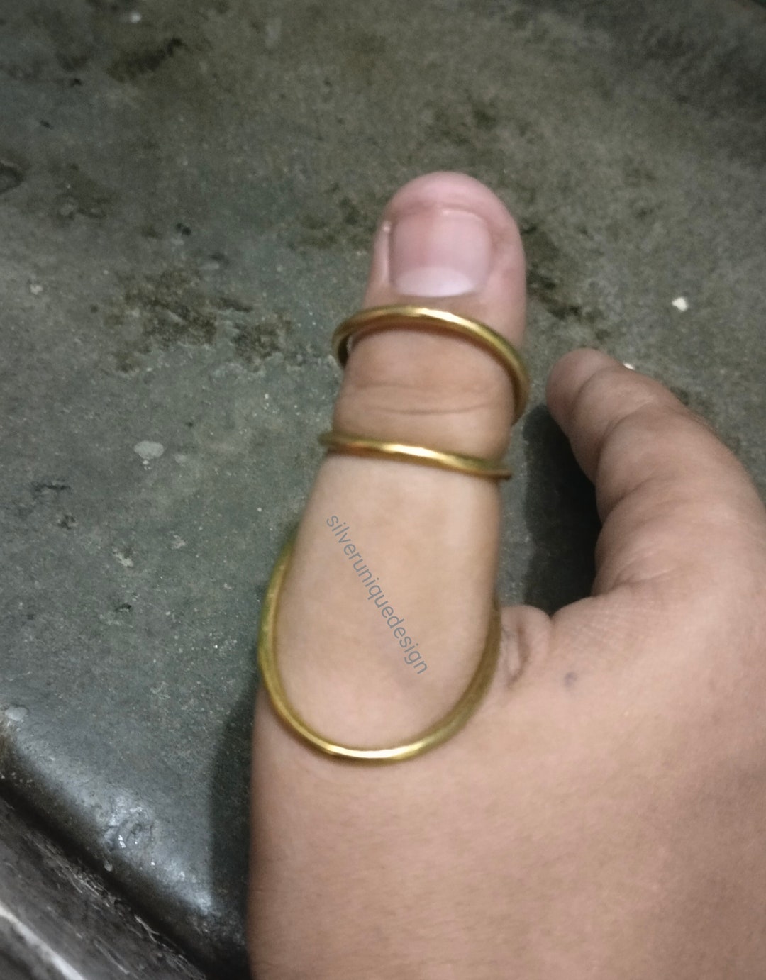 Thumb Splint MCP German Silver Ring, MCP Hyperextension Splint ...