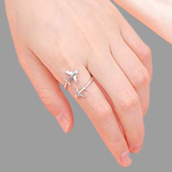 Airplane Ring - Etsy