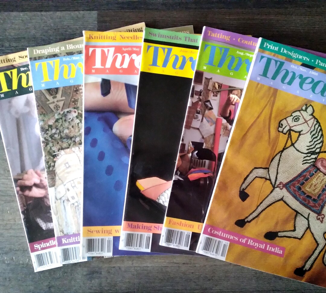 1986 Threads Magazine, Choose Your Issue: Spindle and Distaff, Knitting ...