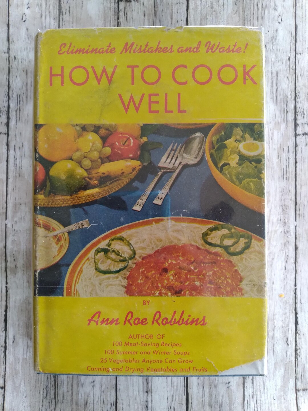 1946 How to Cook Well, Ann Roe Robbins - Etsy