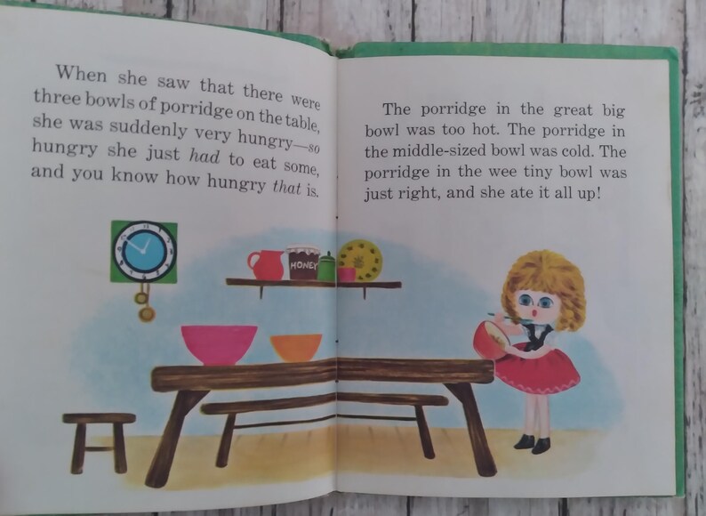 1967 Goldilocks and the Three Bears, A Peepul Pals Playstory Book ...
