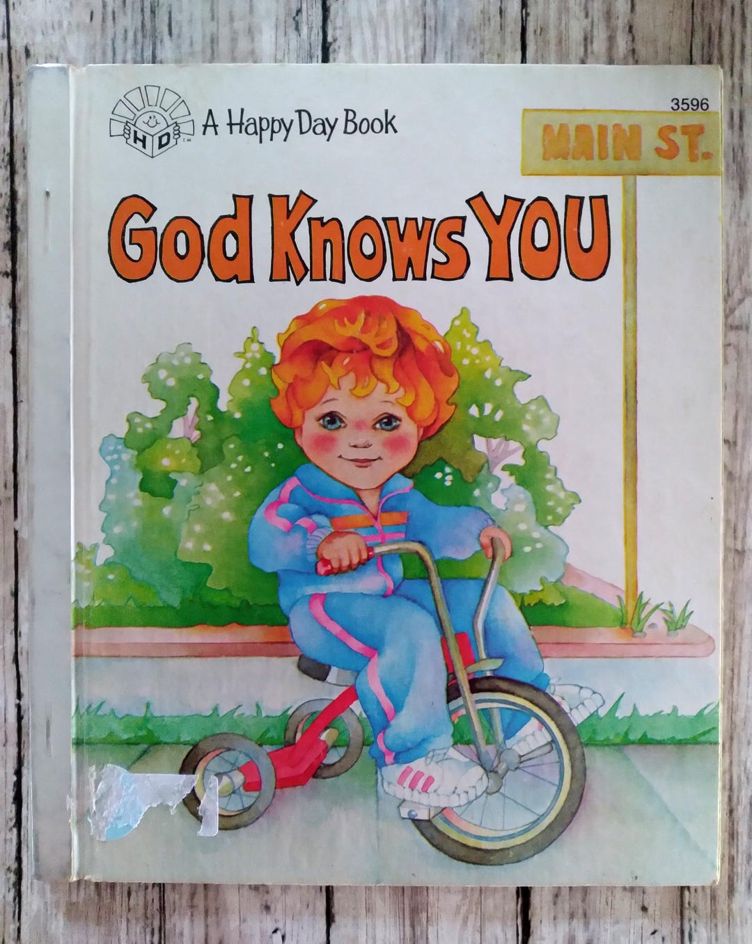 1981 God Knows You, A Happy Day Book, Elizabeth Elaine Watson - Etsy