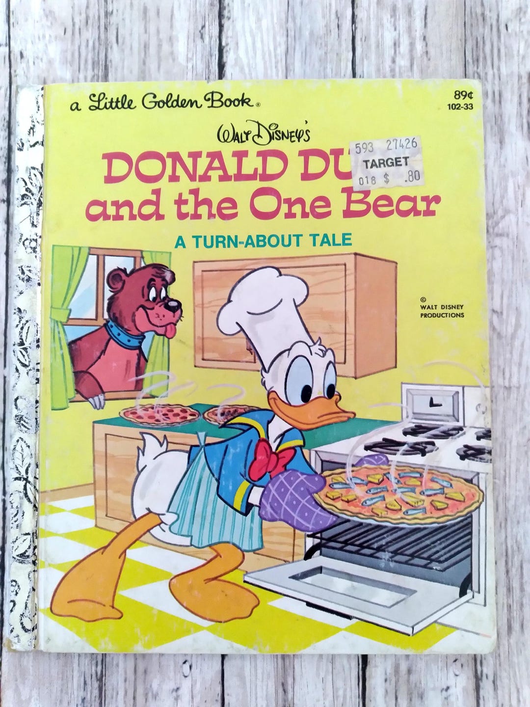 1978 Donald Duck and the One Bear, A Turn-about Tale, Walt Disney ...