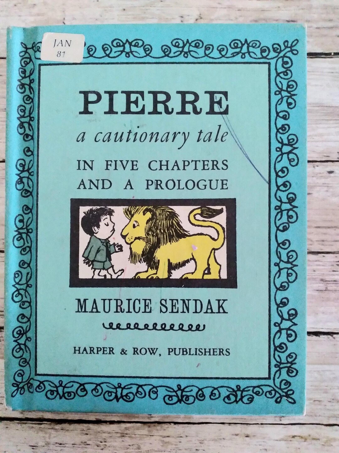 Pierre, A Cautionary Tale, Maurice Sendak, Harper & Row 1962 - Etsy