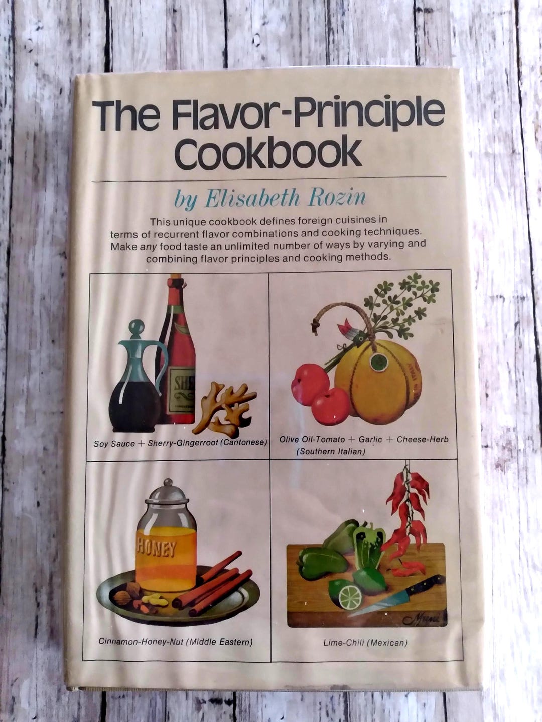 1973 the Flavor-principle Cookbook by Elizabeth Rosin - Etsy