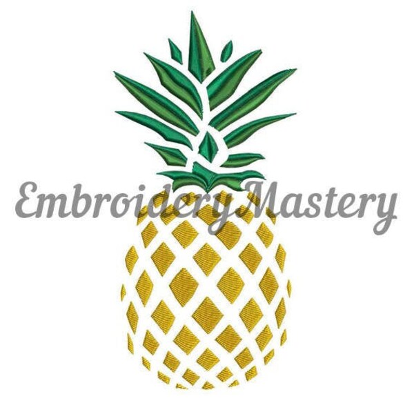 Pineapple Embroidery - Etsy