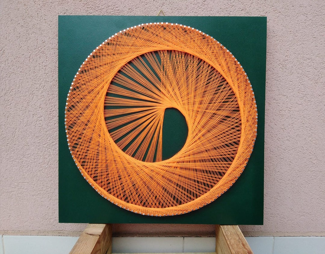 String Art Round Spiral - Etsy