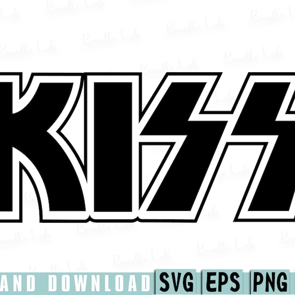 Kiss Band Svg - Etsy