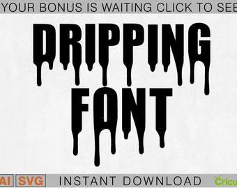 Tropfen alphabet svg - Etsy Österreich