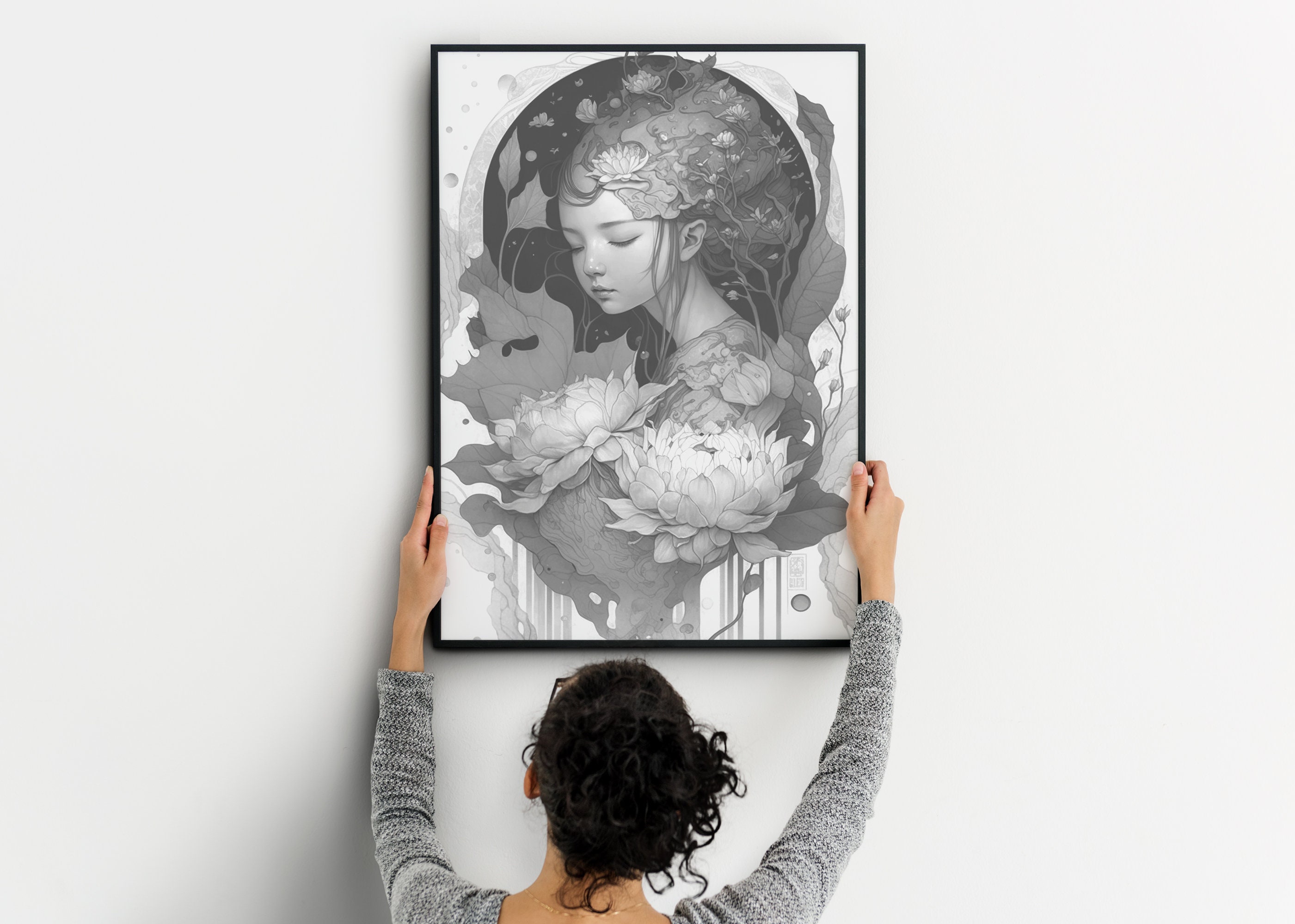 Delightful Doodles Grayscale Coloring Book - High Quality - Adults ...