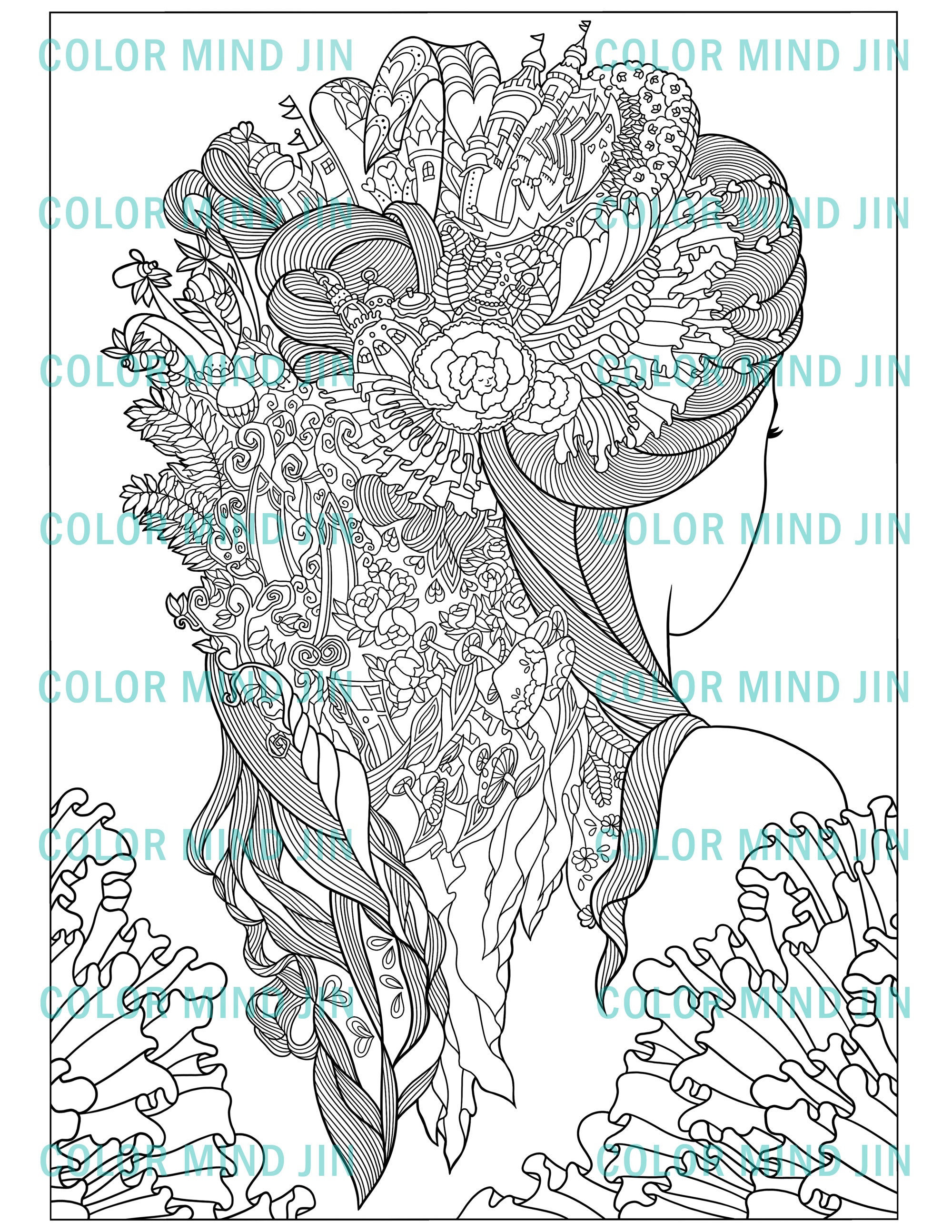 A3 Large Mandala Coloring Page _coloring Sheets for Adults _printable ...