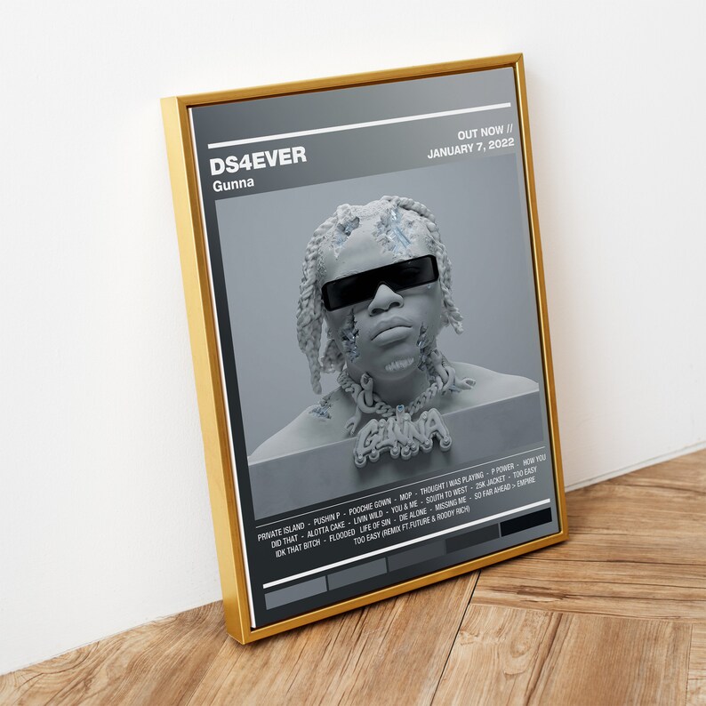 Gunna ds4ever Album Poster Color Optional - Etsy