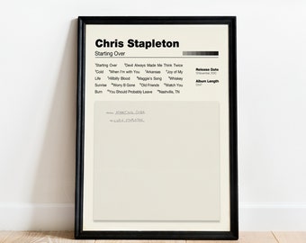 Starting Over Poster - Etsy