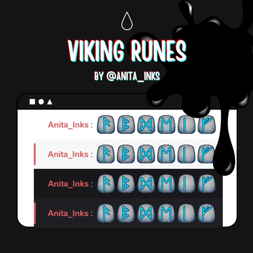 MEGA PACK (24) Viking Runes Badges for Streamers (twitch/kick/other ... MEGA PACK (24) Viking Runes Badges for Streamers (twitch/kick/other ...