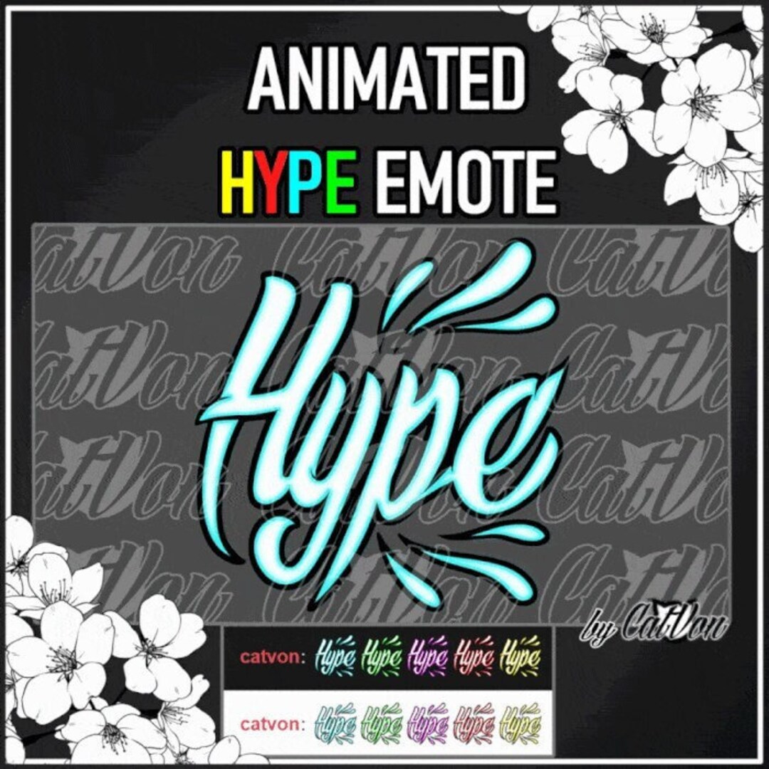 HYPE RGB animated/gif Emote Twitch Subscriber Loyality Streamer ...