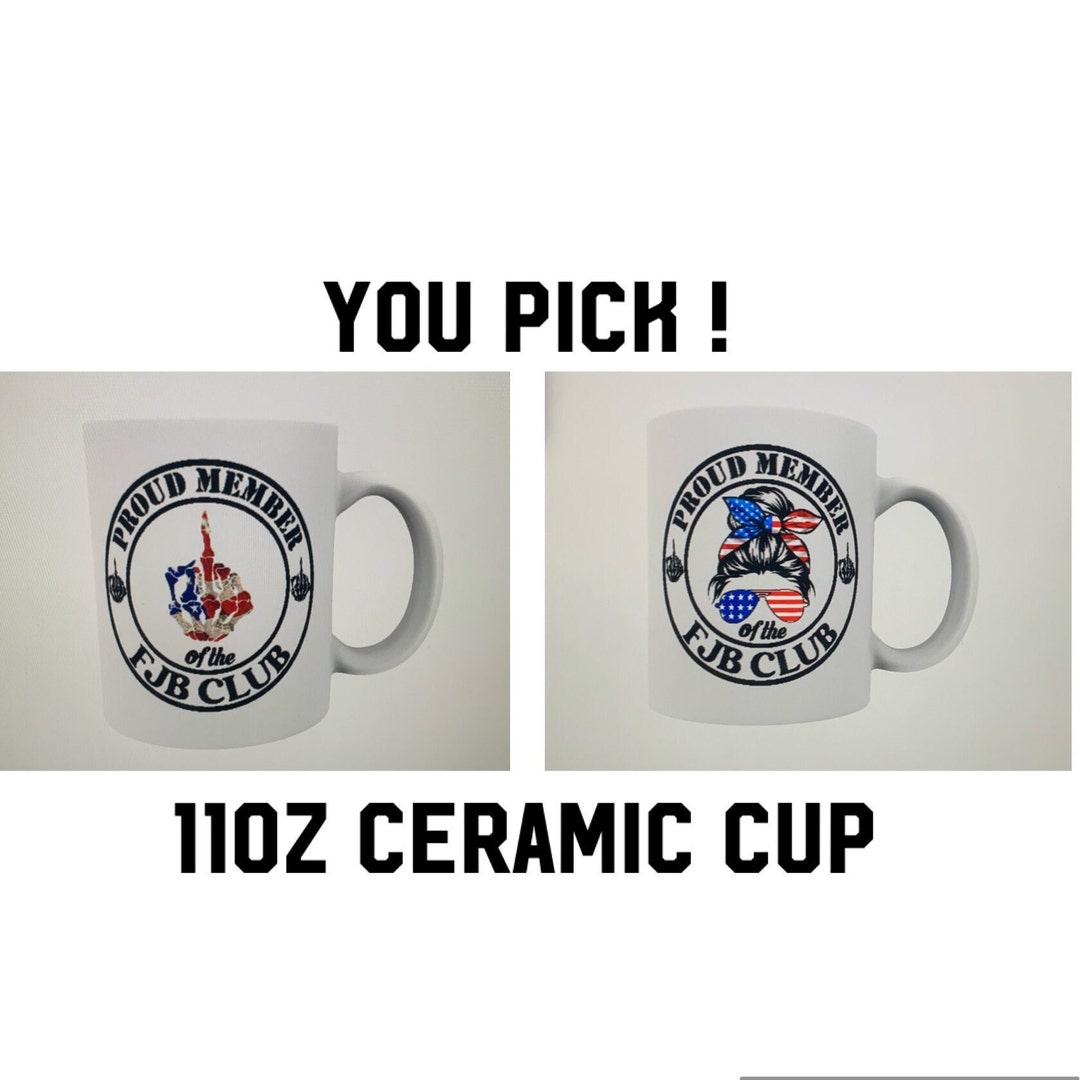 Proud Member of the FJB Club America Flag Messy Bun or Middle - Etsy