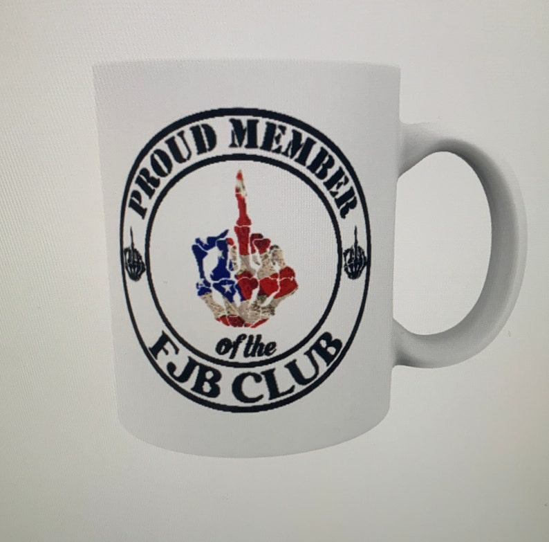 Proud Member of the FJB Club America Flag Messy Bun or Middle - Etsy