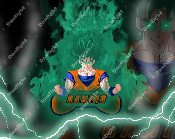 Go-ku Animated Stream Overlay Pack Twitch Overlay Package Animated ...