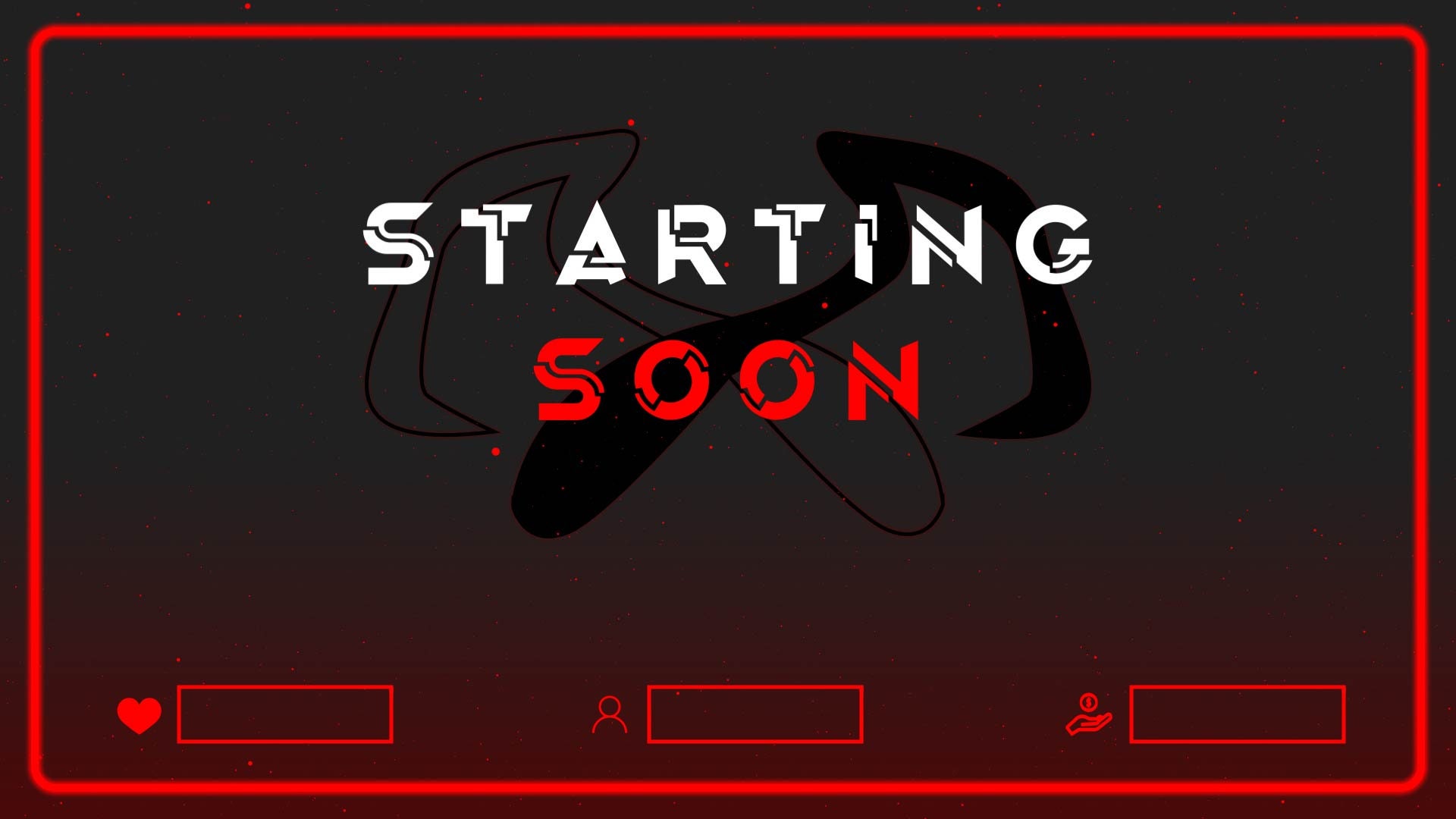 PACK RED ANIMATED L Streamlabs & Obs L Starting Soon /off Line /pause ...