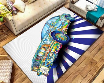 Car Design Rug - Etsy