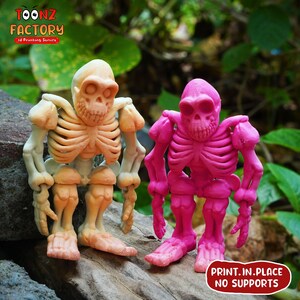 Flexi Bigfoot Skeleton: 3D Print Articulated Sasquatch (instant ...