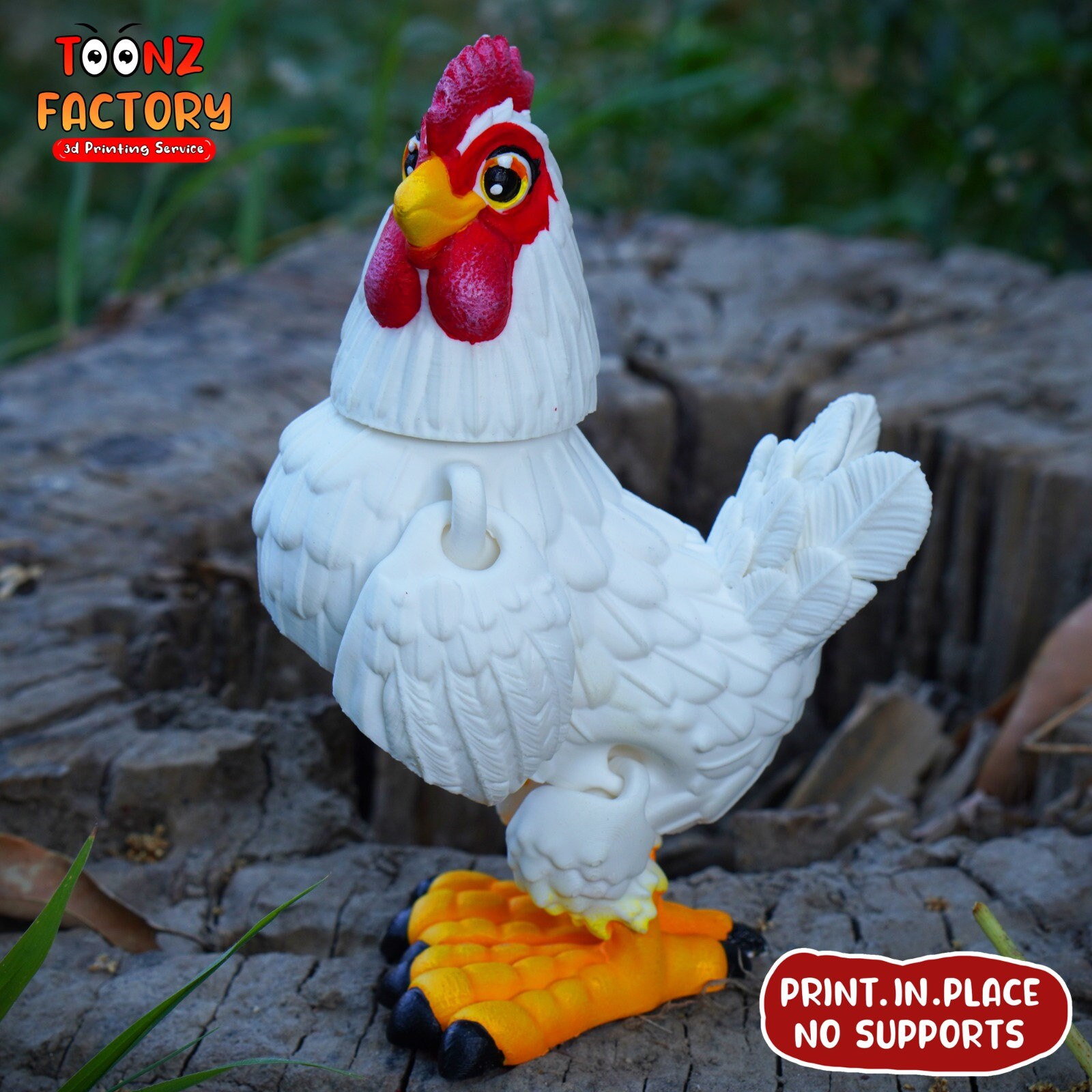 Articulated Hen and Chicks 3D Print: Flexi Toy (instant Download) - Etsy