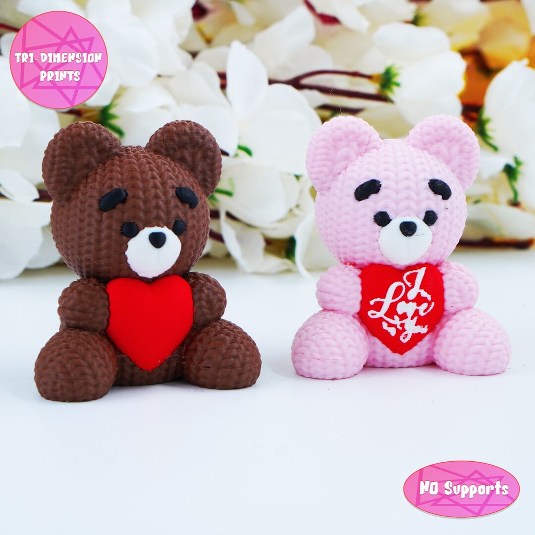 Crochet Teddy Toy /3D Print Instant Download/3d Printed Toy/kid Toys/3d ...